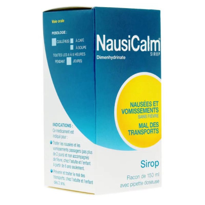 Nausicalm sirop 150 ml (3400932760565) - Pharmacie de la Thure
