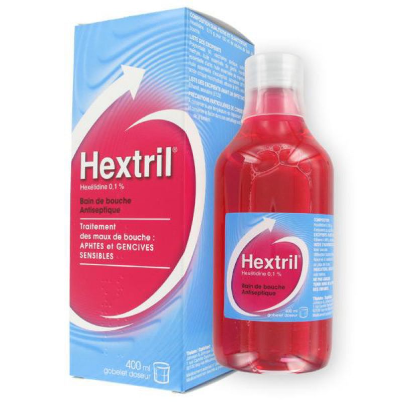 HEXTRIL 0,1 POUR CENT, bain de bouche, flacon (3400935473257) - Pharma